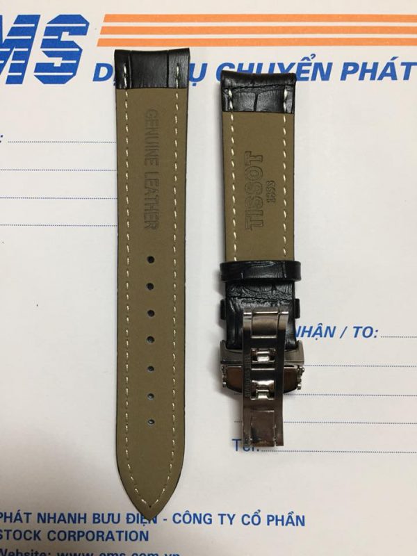 Dây da Tissot khóa bấm cao cấp - Phụ tùng đồng hồ